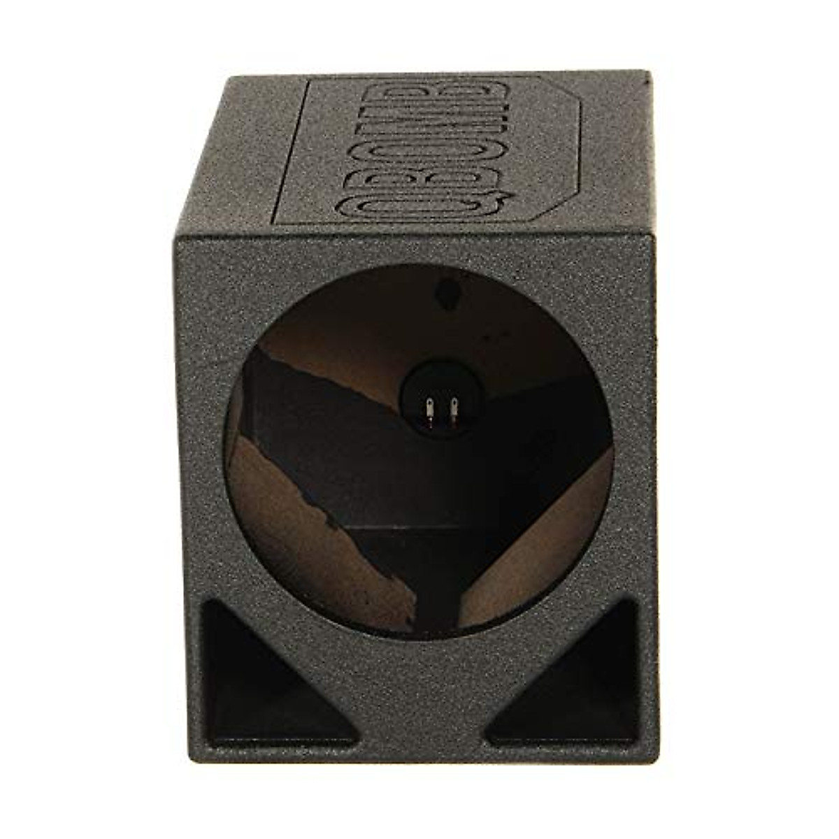 Rockville RQ12TB Single 12" Triangle Ported Subwoofer Sub Box BedLined Enclosure