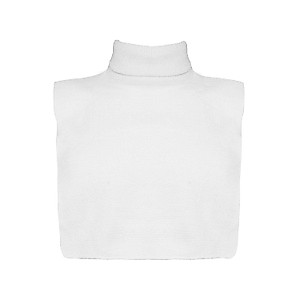 Hampton Direct Unisex Faux Turtleneck Dickies Dickie Collar Set of 4 - XL/Plus Size - Navy/Gray/White/Black