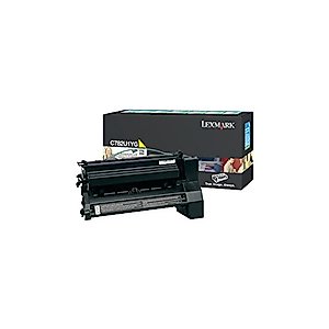 Lexmark C782U1YG XL Extra High Yield Return Program XL Yellow Toner Cartridge