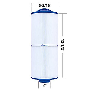 Cryspool MPT-Thread Spa Filter Compatible with Marquis 35, Marquis Spa 20042, 20092, 370-0240, PPM35SC-F2M, 5CH-352, FC-0196, 35 sq.ft, 2 Pack