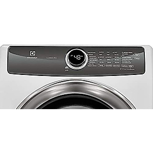 Electrolux EFMG527UIW 27 Inch Gas Dryer with 8 cu. ft. Capacity, 8 Dry Cycles, 5 Temperature Settings, in White