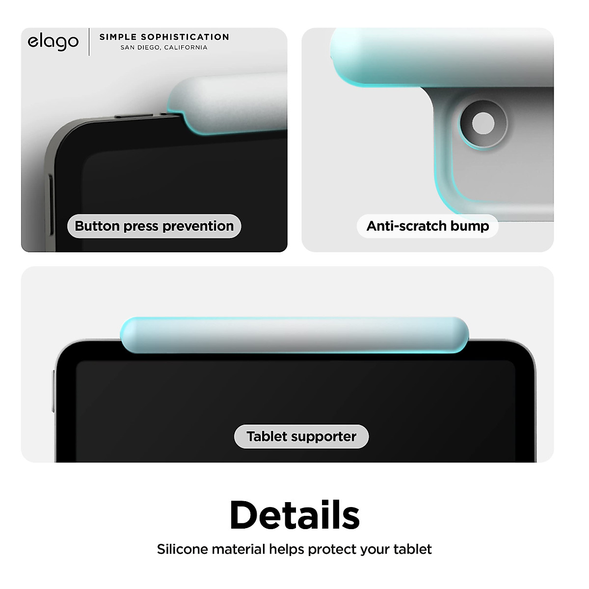 elago Home Hub Mount [White] - [iPad Wall Mount][Homekit Mount][Easy Installation][Scratch-Free][Cable Management Included] - for Mini, Air, Pro