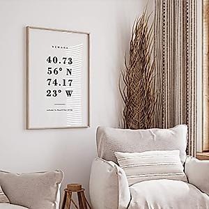 Dear Mapper Newark United States View Abstract Road Modern Map Art Minimalist Painting Black and White Canvas Line Art Print Poster Art Line Paintings Home Decor (Set of 3 Unframed) (12x16inch)