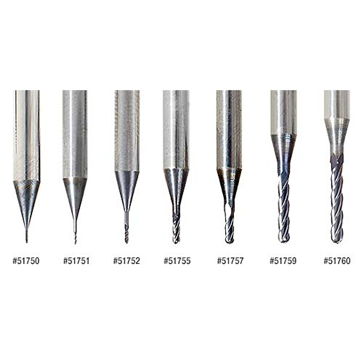 Amana Tool - 51739 AlTiN Coated CNC Steel, Stainless Steel & Composite Ball End Mini Mill