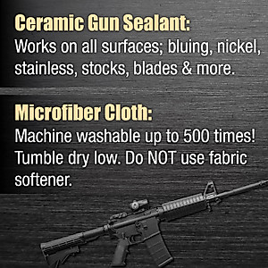 Flitz TGK41502P: 1.76Oz Polish, 1.7Oz Tactical Matte Cleaner, 1.7Oz Gun Sealant, Microfiber Cloth