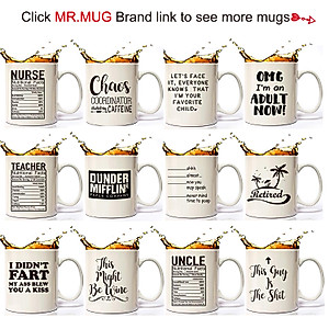 Mr.Mug OMG I'm An Adult Now! Adult Brithday Coffee Mug11oz - Funny 18th Birthday Gifts For Your Son, Daughter, Children, Best Friend.