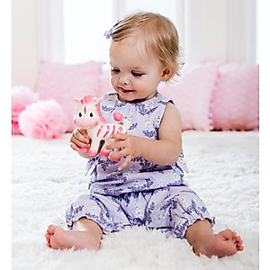 Infantino Teether Toy, Squeeze and TeeThe Zebra