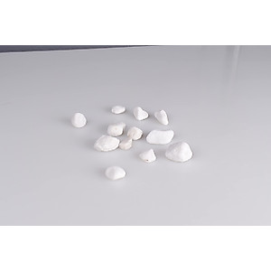 Enhance a Fire 1.50 inch-2 inch Marble Stones - White (5 lbs.)