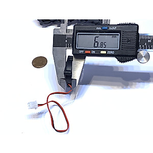 4 Pieces 5v Fan mini 25mm x 7mm 2pin 2507 dc mini micro brushless cooling A30