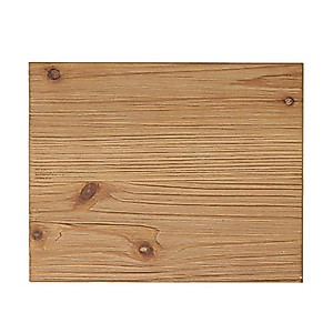 Christopher Knight Home Darlah Small Firwood Antique Table, Antique, Antique Natural and Black With Blue, 10.25”D x 12.75”W x 19.50”H