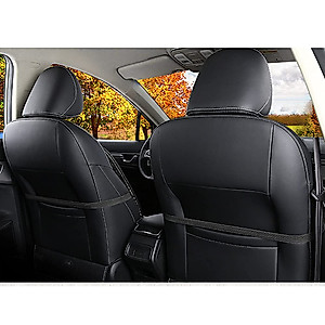 Blueshyhall Wooden Beaded Car Seat Cover Comfortable Massage Car Seat Cushion Cool Breathing–Universal SUV Auto Office Home, Brown