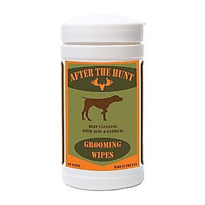 After The Hunt Grooming & Mud Dog Cleaning Wipes with Aloe & Oatmeal - 60 XL Wipes