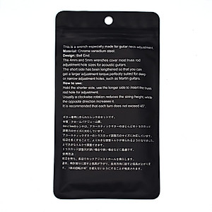 Vencetmat 4mm & 5mm Truss Rod Wrench, Allen Wrench Tool Ball End for Martin Acoustic Guitar Truss Rod Adjustment And Deep or Narrow Truss Adjustment.