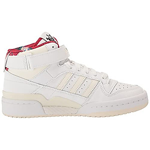 adidas Originals Womens Forum Mid White/Power Red 9, 9