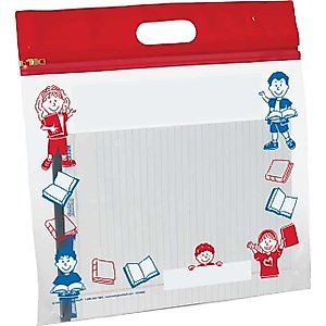 12 Extra Large Thick Plastic Press and Seal Storage Bags, Great for Individual Use in a Classroom