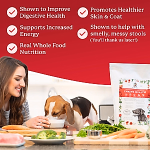 Dr. Harvey's Canine Health Miracle Dog Food, Human Grade Dehydrated Base Mix for Dogs with Organic Whole Grains and Vegetables (Trial Size 6.5 Oz)