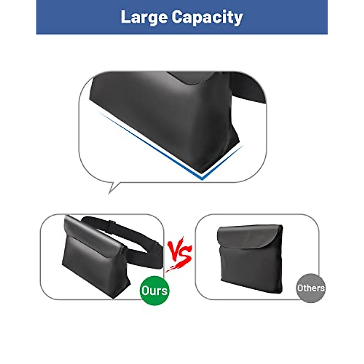 Waterproof Fanny Pack, Beach Vacation Essentials Water Proof Pouch Bag with Waist Strap, Cruise Accessories Must Haves to Keep Phone Valuables Safe Dry Perfect for Boating Swimming Snorkeling Kayaking