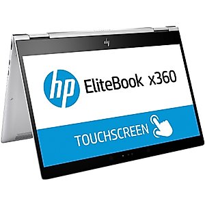HP 2UN95UT#ABA Elitebook X360 1020 G2 12.5" Flip Design Notebook, Windows, Intel Core I5 2.5 Ghz, 8 GB Ram, 128 GB SSD, Silver