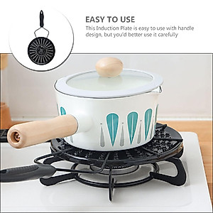 Hemoton 7.4In Heat Conduction Plate Electric Stove Heat Diffuser hob Simmer Ring Plate Milk Heat Diffuser Heat Diffuser for Gas Stove Glass Saucepan Thermal Guide Plate