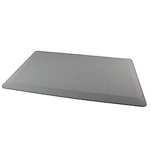 Ultralux Premium Anti-Fatigue Floor Comfort Mat, Durable Ergonomic Non-Slip Kitchen Standing Mat, 3/4” Thick, 16” x 24”, Multi-Purpose Standing Support Pad, Home, Office, Garage, Kitchen Rug, Gray