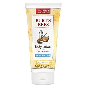 Burt's Bees Milk and Honey Body Lotion - 2.5 Ounce Bottle