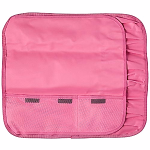 Mercer Culinary 7-Pocket Knife Roll Storage Bag, Pink