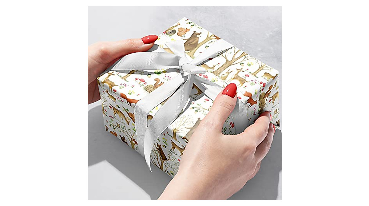 Enchanting Fairytale Forest Baby Gift Wrap - 6 Rolls