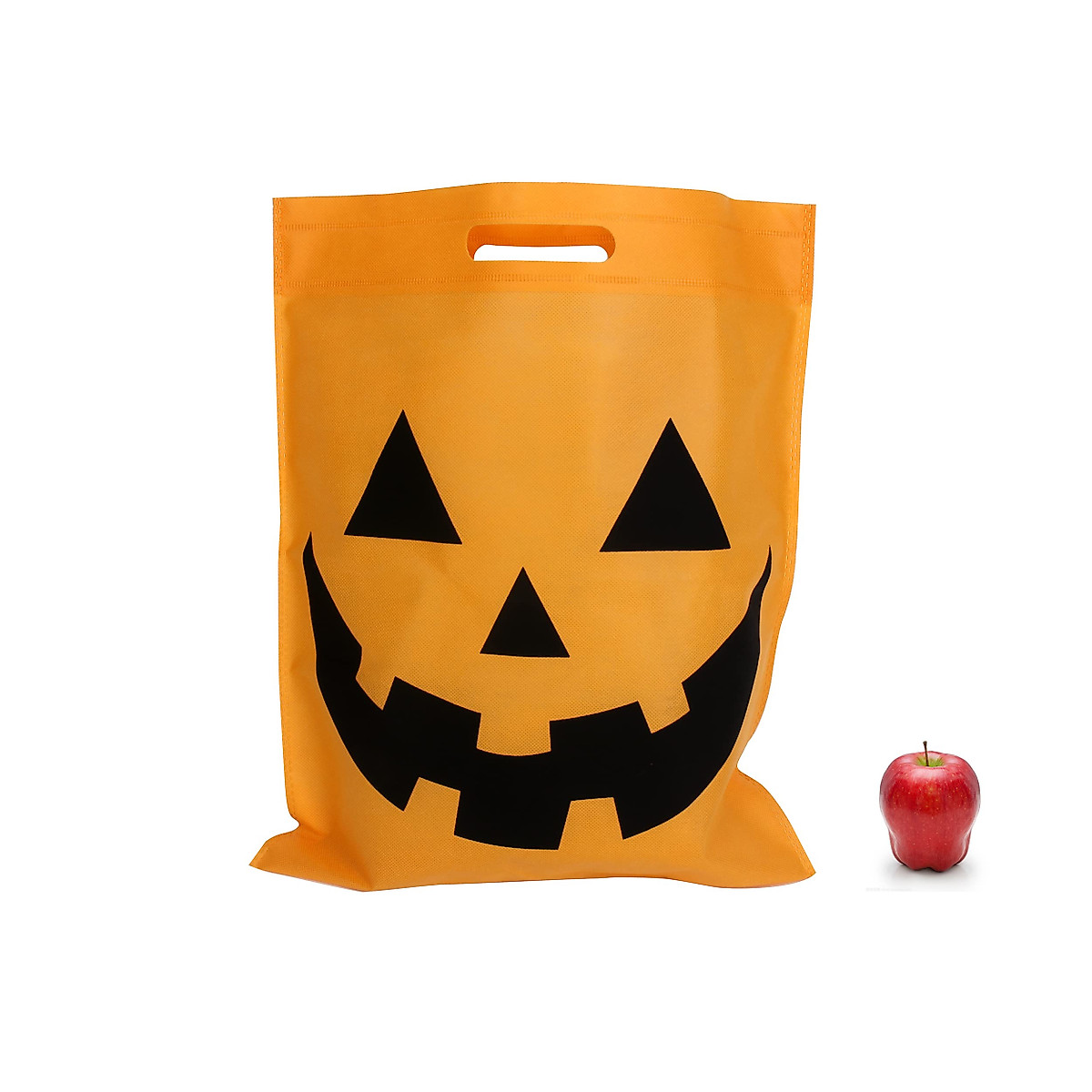 Funiverse Bulk 25 Pack Reusable Jack O' Lantern Halloween Trick or Treat or Shopping Bags -
