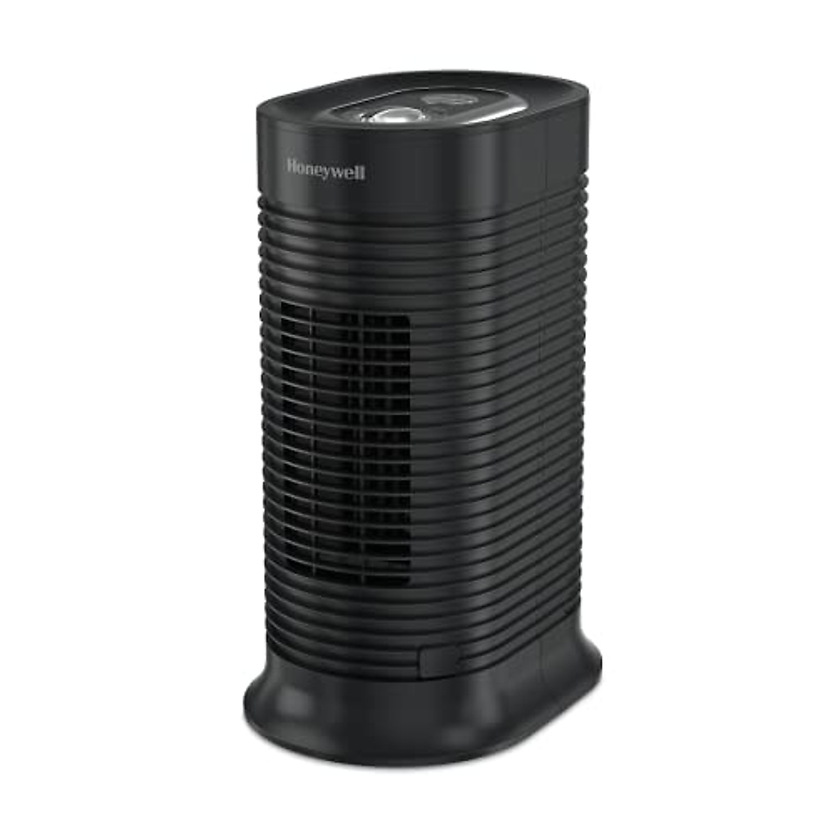 Honeywell AllergenPlus HEPA Tower Air Purifier, Airborne Allergen Reducer for Small Rooms (75 sq ft), Black - Wildlfire/Smoke, Pollen, Pet Dander, and Dust Air Purifier, HPA060