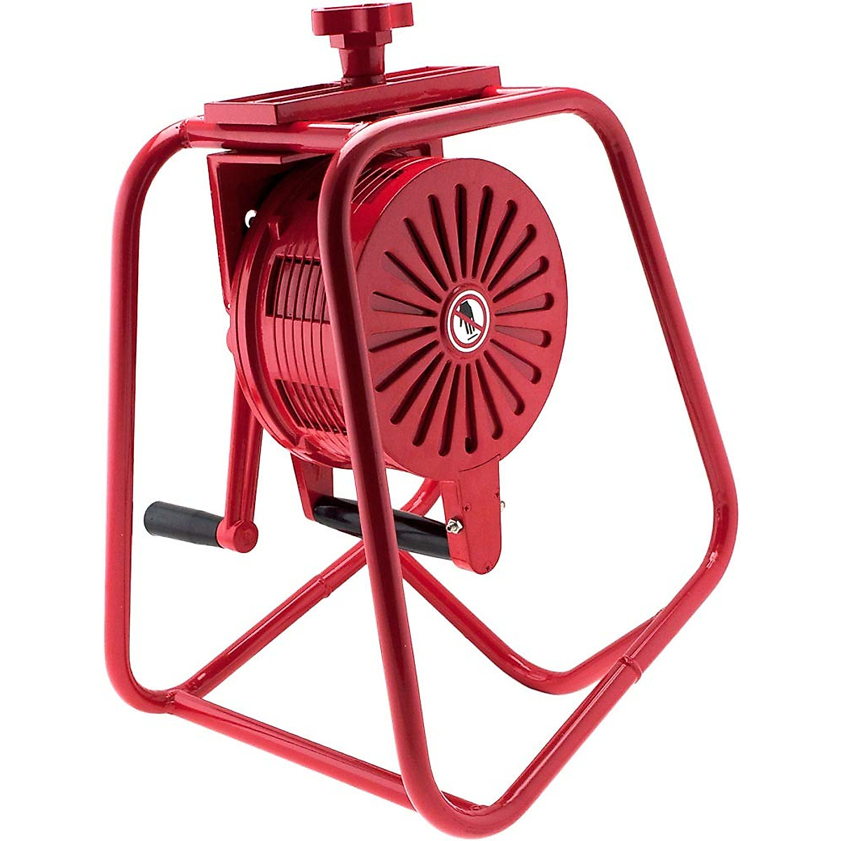 Vixen Horns Air Raid Hand Crank Siren, Loud Heavy Duty Tornado Siren with Rail Stand, Fire Air-raid Alarm, Warning Construction Air Horn VXS-1200MBR