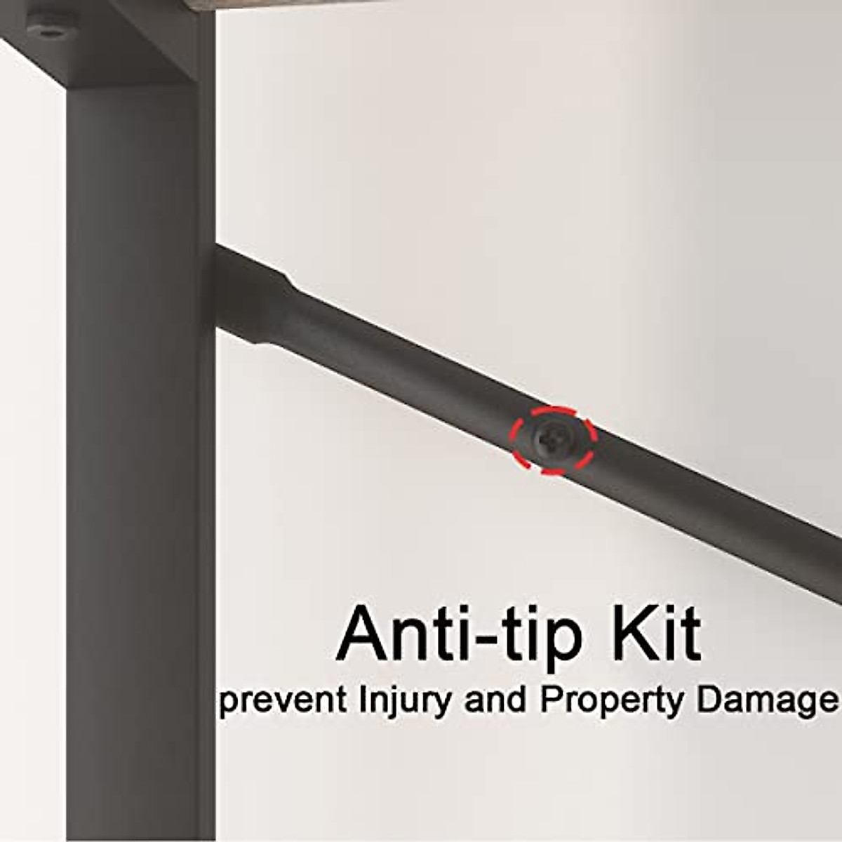 HSH Industrial Tall Bookshelf, Large Vertical Wood and Metal 6 Tier Book Shelf, Open 6 Shelf Bookcase for Bedroom Living Room Office, Vintage Display Storage Bookshelves and Bookcases, Dark Gray Oak