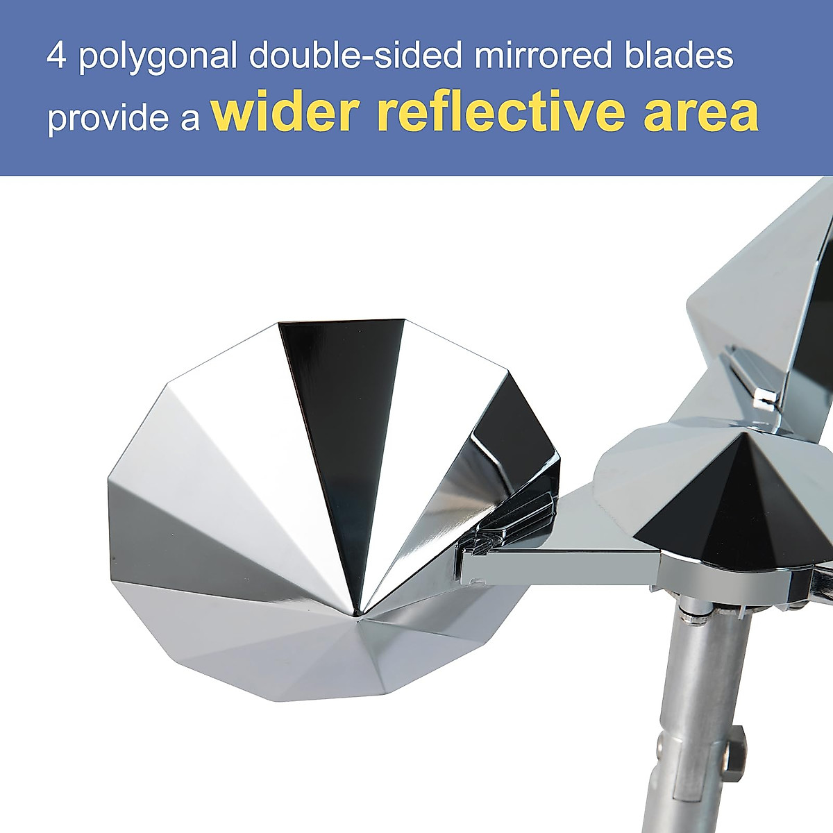 OFFO Bird Scare Reflective Device, Bird Reflector Keep Pigeon Woodpeckers and Sparrows Away for Outdoor Use Boats Roofs Gardens