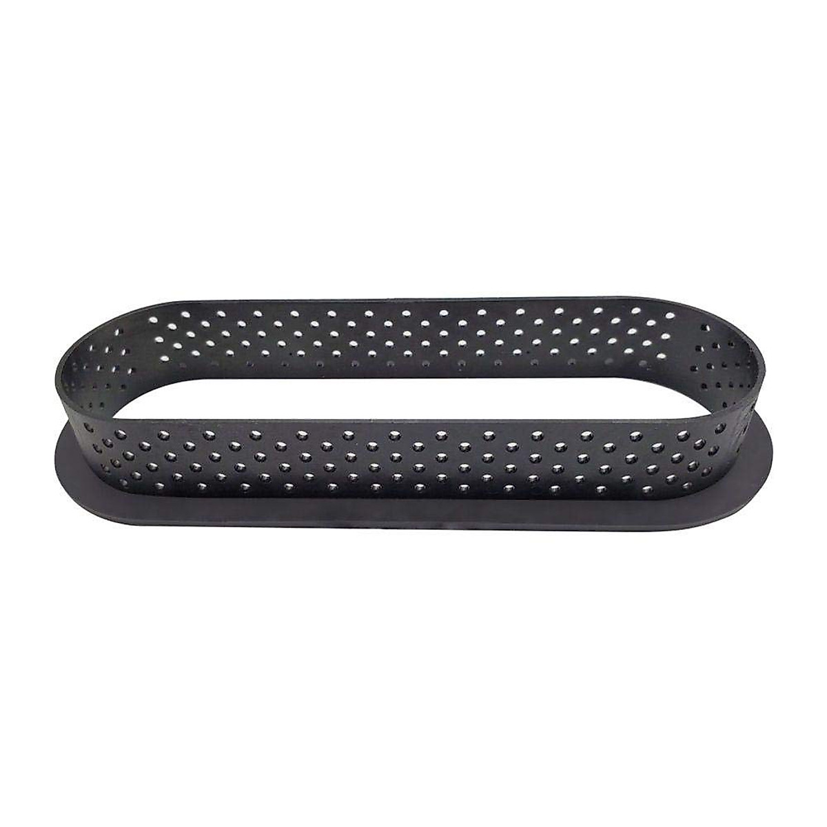 LOVFASH 8pcs Round Shape Cake Mold Mousse Circle, Cutter Decorating Tool French Dessert DIY Perforated Ring Non Stick Bakeware Tart (8pcs-Oval)