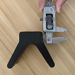 UANOFCN 2" V-Style Boat Trailer Bow Stop Non Marking Polyurethane 1/2" Mounting Hole Diameter