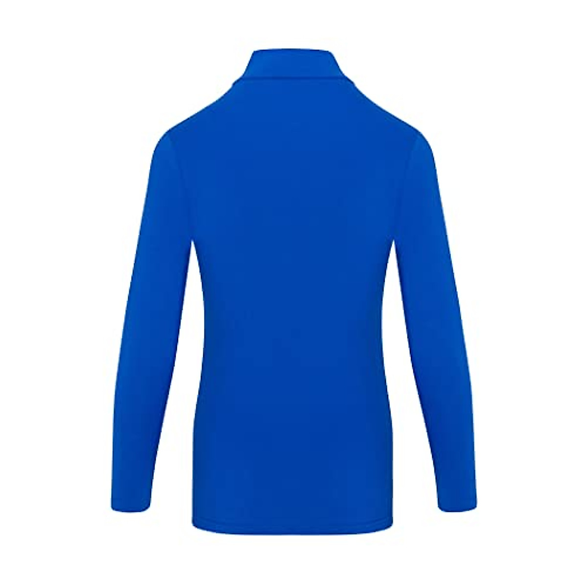 Natural Uniforms Women's Long Sleeve Mock Turtle-Neck T-Shirt Under Scrub (True Royal Blue, X-Large)