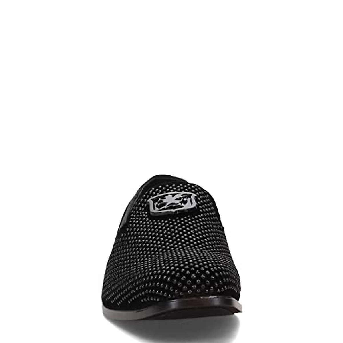 STACY ADAMS mens Swagger Studded Slip on Loafer, Black, 12 US