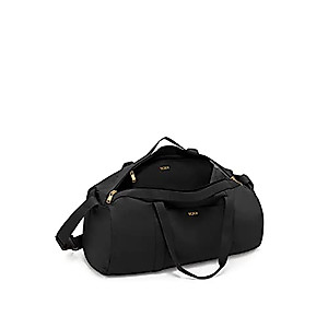TUMI Just In Case Duffel - Small Duffel Bag for Women & Men - Easily Carry Travel Accessories - Travel Duffel Bag for Commuters & Adventurers - Weekender Bag for Travel - Black/Gold