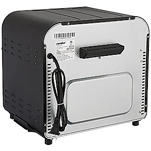 COMFEE' Retro Air Fryer Toaster Oven, 7-in-1, 1250W, 14QT Capacity, 4 Slice, Fry, Bake, Broil, Toast, Warm, Convection Black, Perfect for Countertop (CO-A101A(BK))
