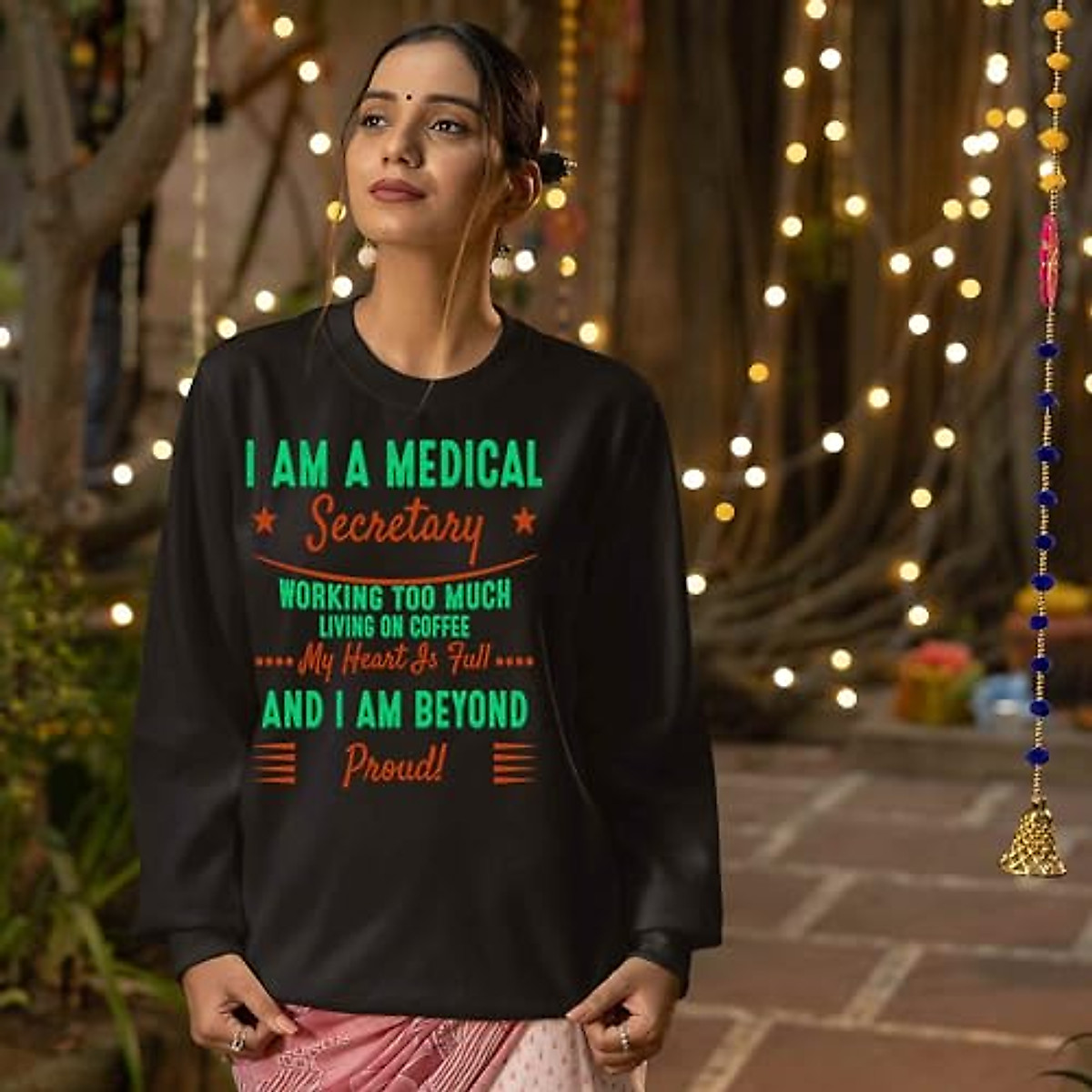 Funny Gift Medical Secretary Gift, Show Appreciation for Overworked Professionals with a/Sweatshirt