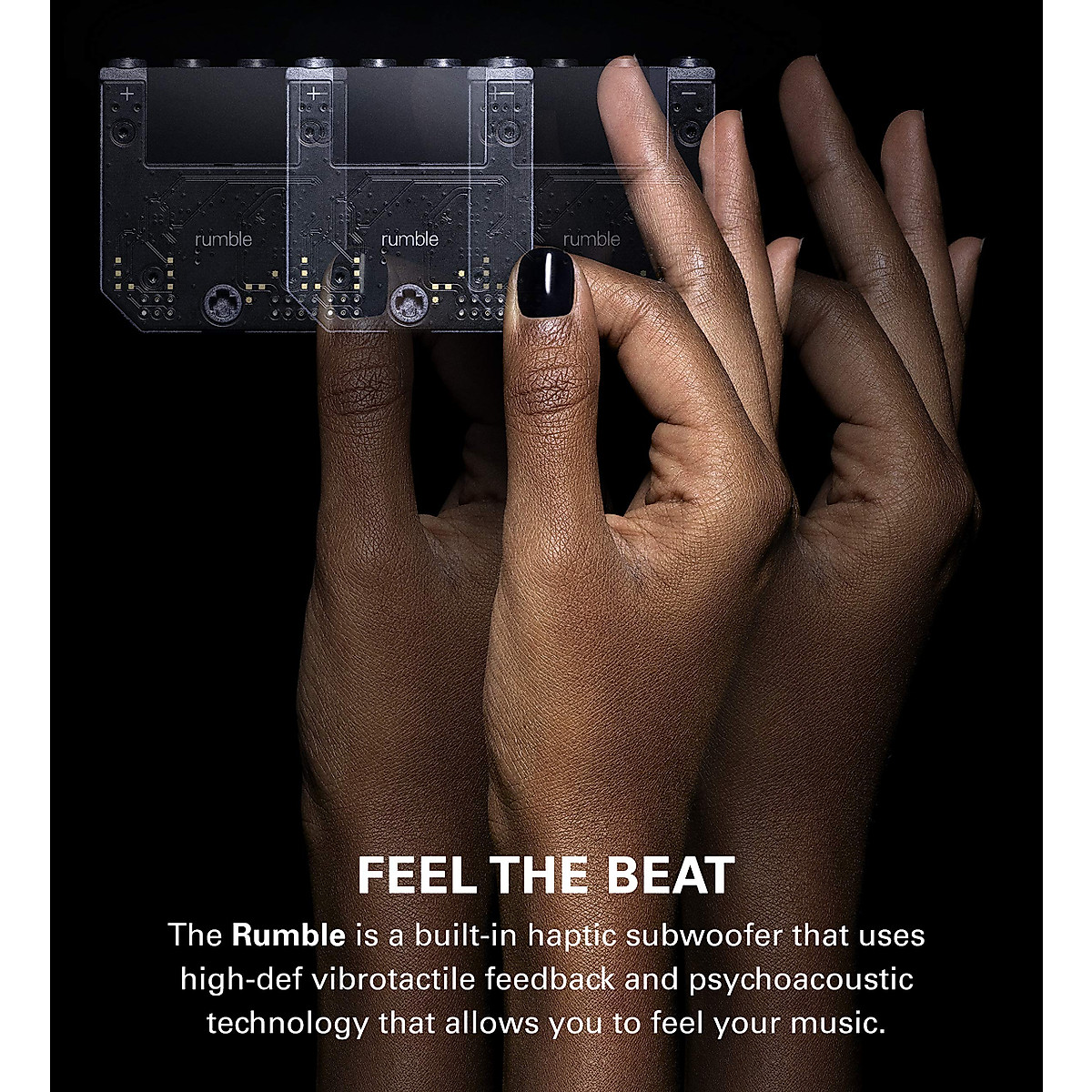 teenage engineering ZM-2 rumble expansion module accessory kit with silent metronome for OP-Z portable synthesizer and multimedia sequencer