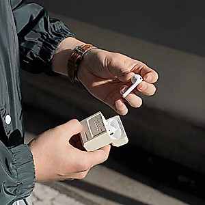 elago AW3 Silicone Case Compatible with Airpods 1 & 2 Case Cover - Classic Monitor Design, Visible LED Light, Premium Silicone Case [US Patent Registered]