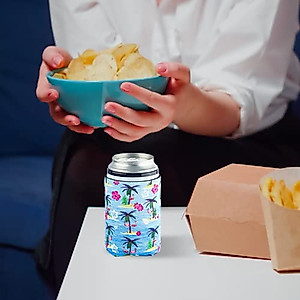 Funny Guy Mugs Flamingo Collapsible Neoprene Bottle Coolie - Drink Cooler