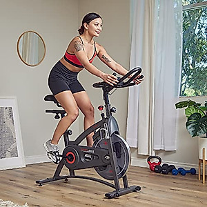 Sunny Health & Fitness Endurance Premium Magnetic Resistance Interactive Indoor Cycling Exercise Bike with Exclusive SunnyFit® App Enhanced Bluetooth Connectivity - SF-B1877SMART Gray