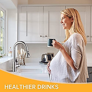 Hiqufet Kitchen Faucet with Pull Down Sprayer Brushed Nickel, High Arc Single Handle Kitchen Sink Faucet, Commercial Modern Farmhouse rv Stainless Steel Kitchen Faucets, Llave de fregadero de cocina