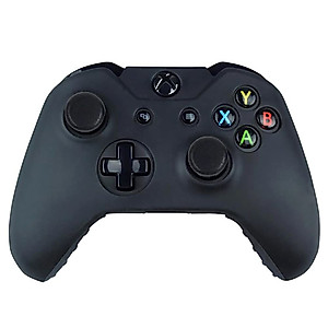 OSTENT Soft Protector Silicone Skin Case Cover Pouch for Microsoft Xbox One Controller - Color Black