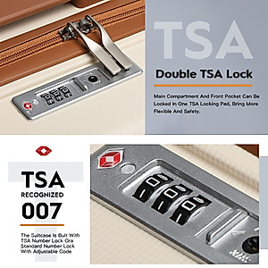 Joyway Luggage 5 Piece Sets， Lightweight Rolling Hardside Travel Luggage with TSA Lock，Luggage Set Clearance，Suitcase with Spinner Wheels for Women