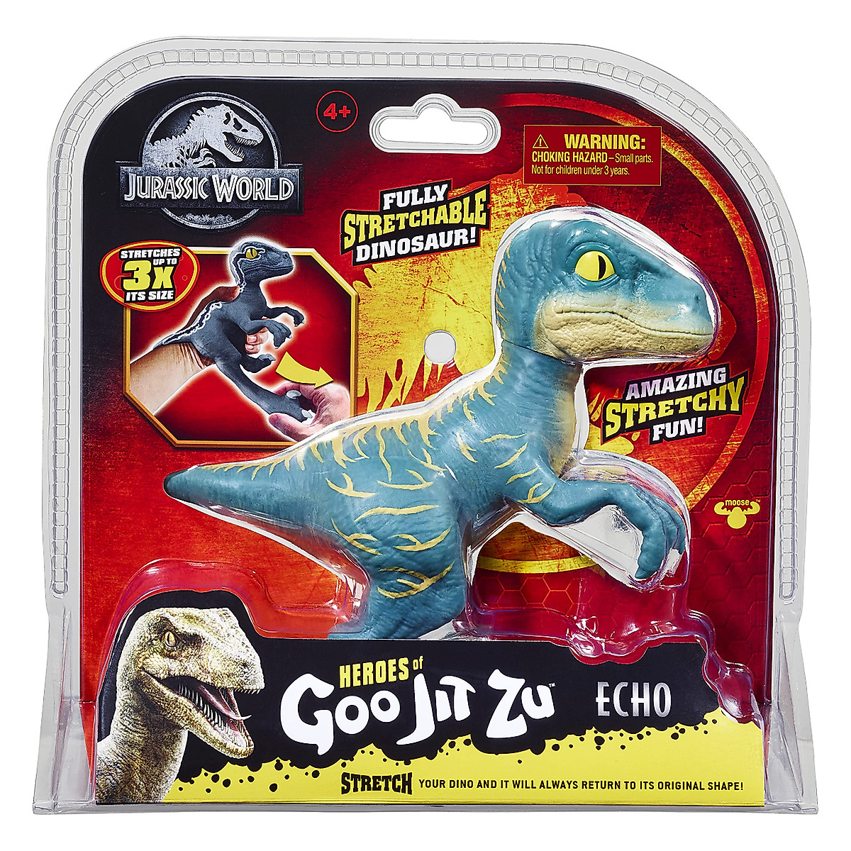 Heroes of Goo Jit Zu - Licensed Jurassic World - Stretch Heroes - Echo