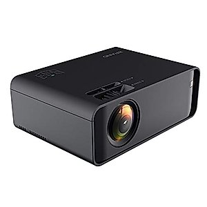 1080P 12000Lumen Cinema LED for Android BT HD Home 4K 3D HDMI Projector WiFi LED Light Red Christmas Lights Outdoor White Wire (Black, One Size)