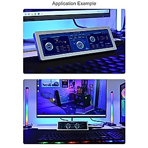 waveshare 8.8inch Side Monitor Compatible with Raspberry Pi 5/4B/3B+/3A+/2B/B+/A+/Zero/Zero W/WH/Zero 2W CM3+/4 480×1920 Resolution HDMI IPS HiFi Speaker Supports Jetson Nano/Windows