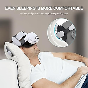 BOBOVR S3 Pro Battery Strap Accessories,Head Air Cooling System and 10000mah Hot-swappable Battery Pack,Compatible with Meta Quest 3/Quest 3S